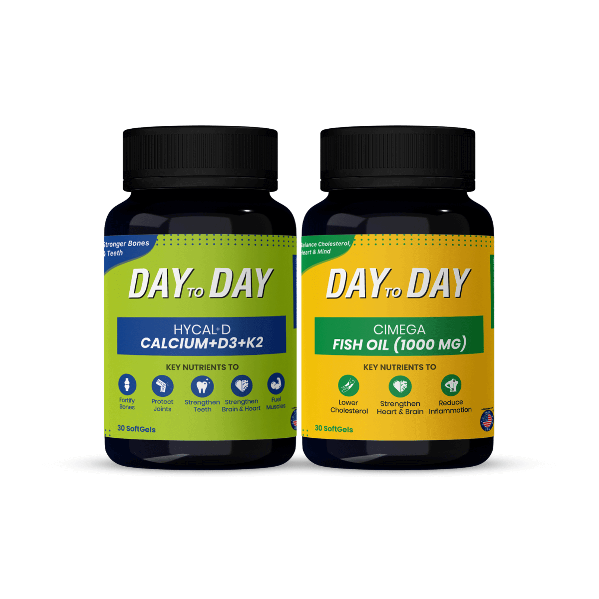 Calcium + Fish Oil – Day to Day Healthcare