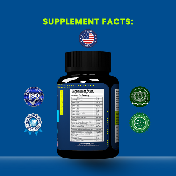 MultiVitamins – Day to Day Healthcare