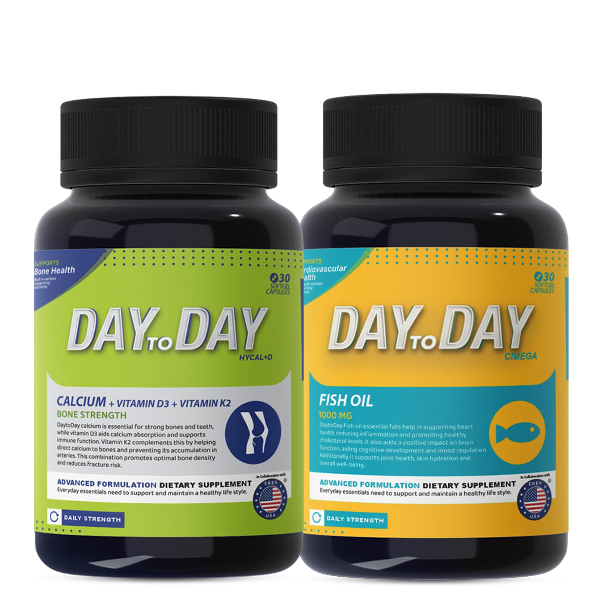Calcium + Fish Oil – Day to Day Healthcare